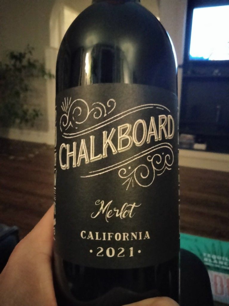 2021 Chalkboard Merlot, USA, California - CellarTracker