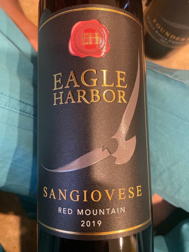 2019 Eagle Harbor Sangiovese Kiona Vineyard, USA, Washington, Columbia ...