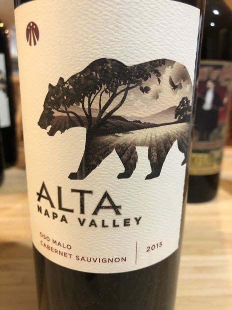 2015 Alta Wines Cabernet Sauvignon Oso Malo, USA, California, Napa ...