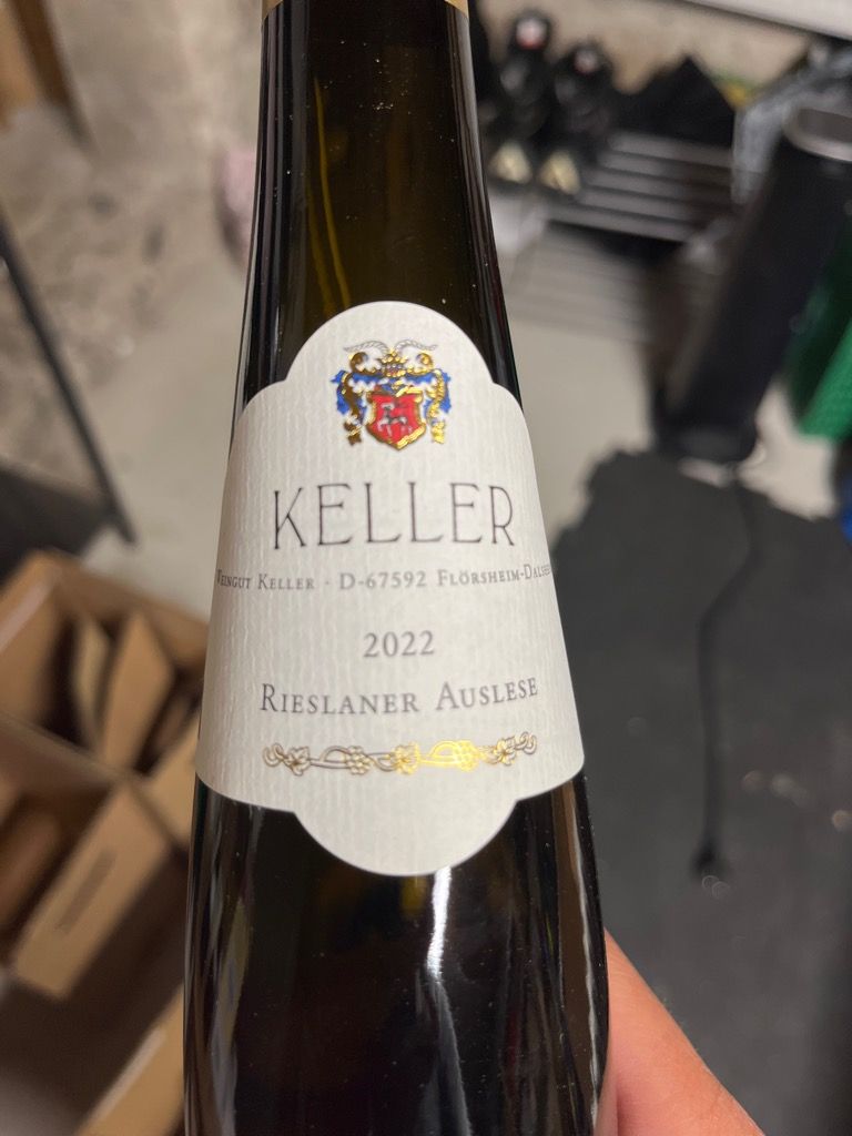 2022 Weingut Keller Rieslaner Auslese, Germany, Rheinhessen - CellarTracker