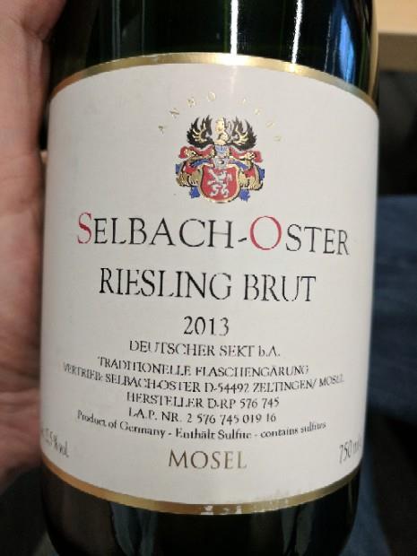 2018 Selbach-Oster Riesling Sekt Brut, Germany, Mosel Saar Ruwer ...