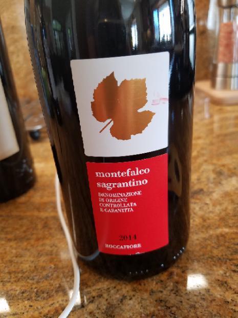 2014 Cantina Roccafiore Sagrantino di Montefalco, Italy, Umbria ...