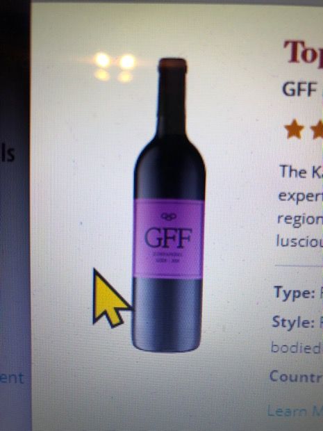 2018 GFF Zinfandel Kapiniaris, USA, California, Central Valley, Lodi ...