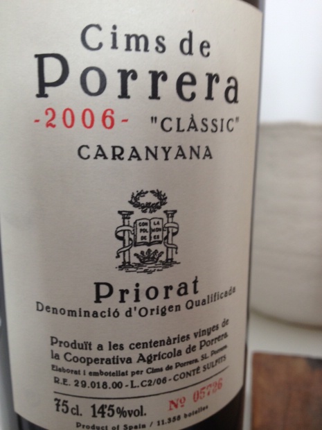 2006 Cims de Porrera Priorat Classic, Spain, Catalunya, Priorat ...