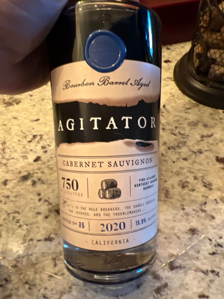 2020 Agitator Cabernet Sauvignon, USA, California - CellarTracker
