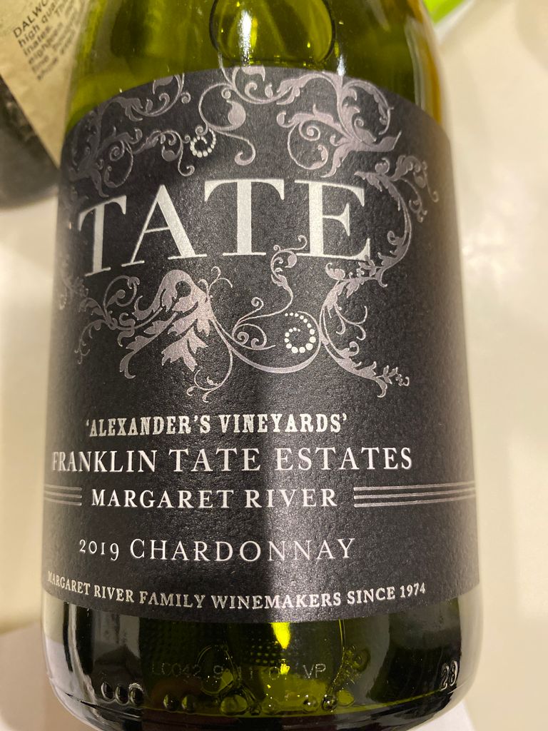 2020 Franklin Tate Estates Chardonnay Tate Alexanders Vineyard ...
