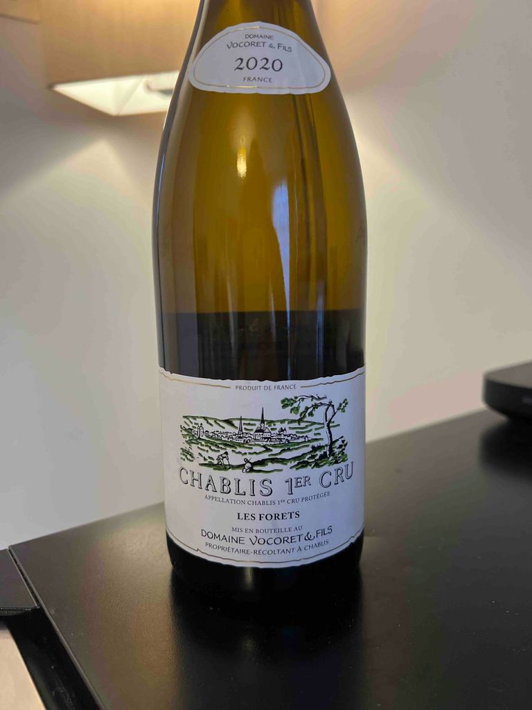 2020 Domaine Vocoret et Fils Chablis 1er Cru Les Forêts, France ...