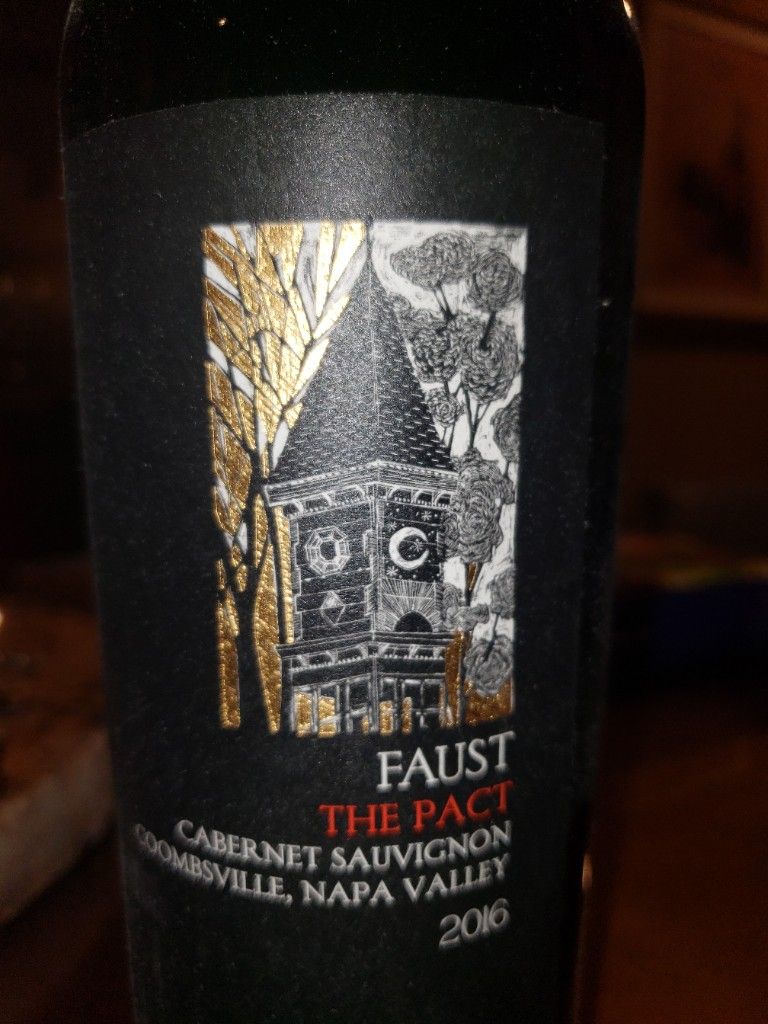2016 Faust Cabernet Sauvignon The Pact, USA, California, Napa Valley ...