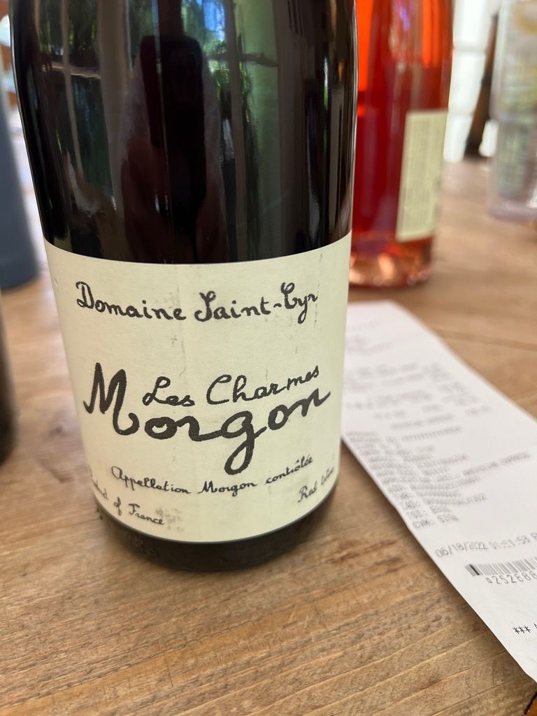 2020 Domaine Saint-Cyr Morgon Les Charmes, France, Burgundy, Beaujolais ...