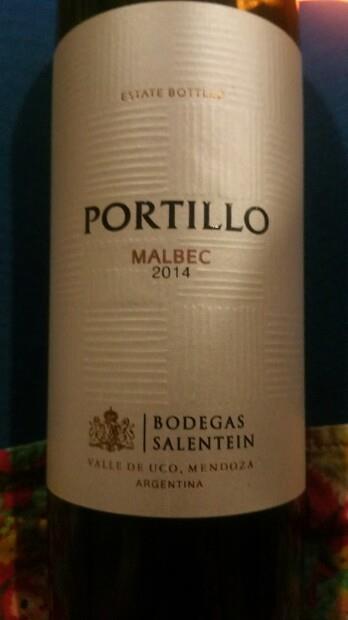 2014 Portillo Malbec, Argentina, Mendoza - CellarTracker