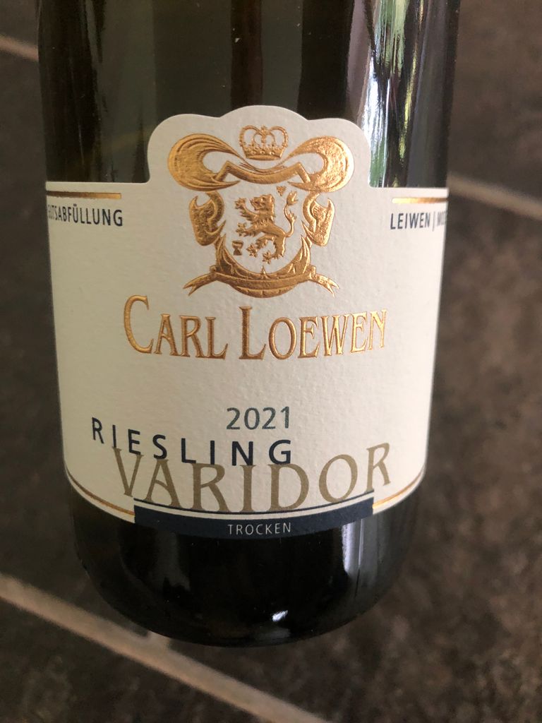 2021 Carl Loewen Riesling Varidor trocken, Germany, Mosel Saar Ruwer ...