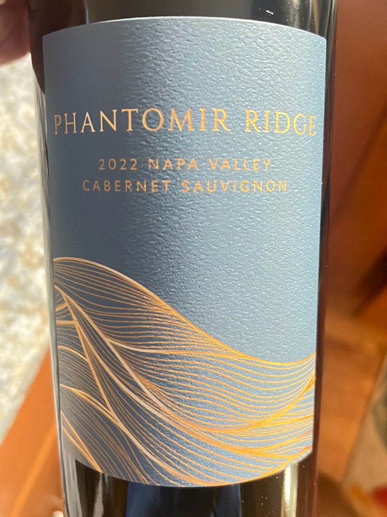2022 Phantomir Ridge Cabernet Sauvignon, USA, California, Napa Valley ...