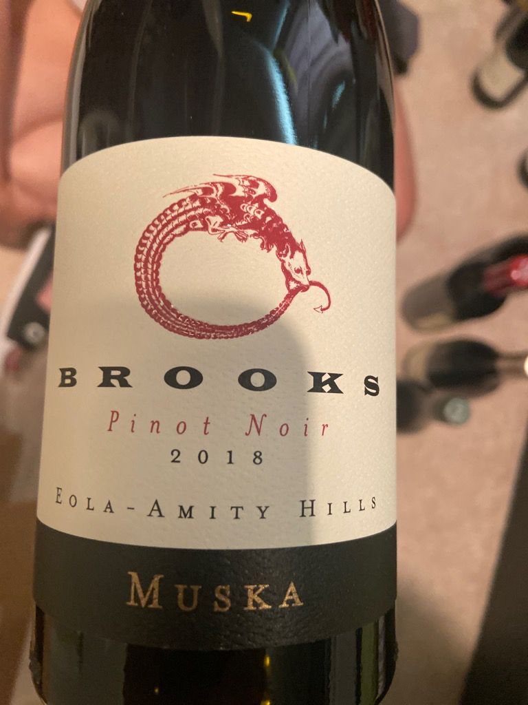 2019 Brooks Pinot Noir Muska, USA, Oregon, Willamette Valley, Eola ...