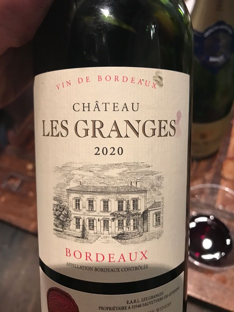 2019 Château Les Granges Bordeaux Les Granges, France, Bordeaux ...