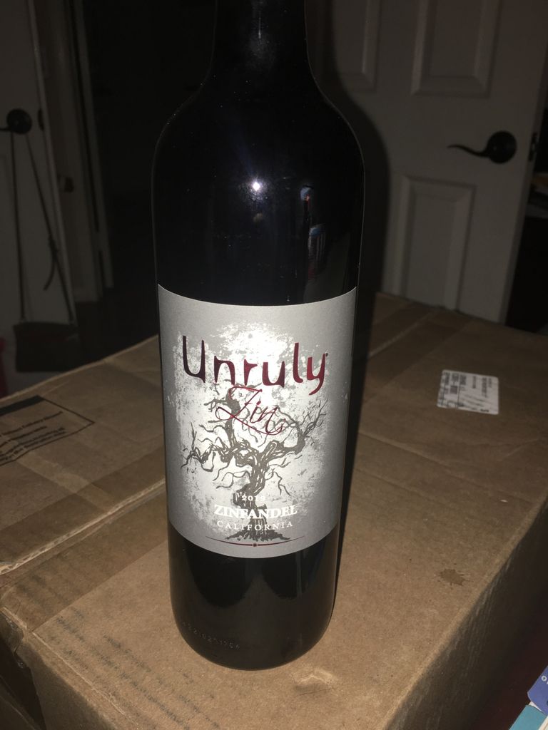 2019 Unruly Wine Cellars Zinfandel, USA, California - CellarTracker