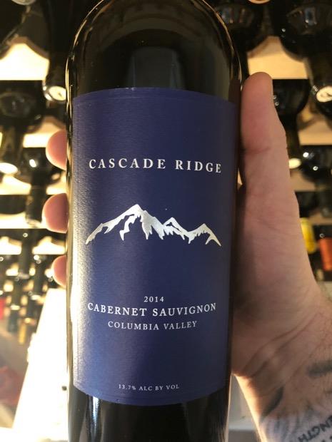2014 Cascade Ridge Cabernet Sauvignon, USA, Washington - CellarTracker