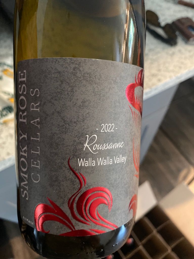 2023 Smoky Rose Cellars Roussanne, USA, Washington, Columbia Valley ...