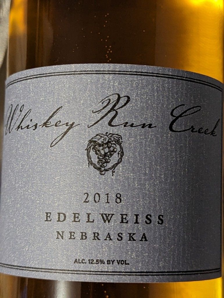 2018 Whiskey Run Creek Edelweiss, USA, Nebraska - CellarTracker
