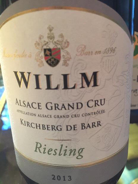 2013 Willm Riesling Kirchberg de Barr, France, Alsace, Alsace Grand Cru ...
