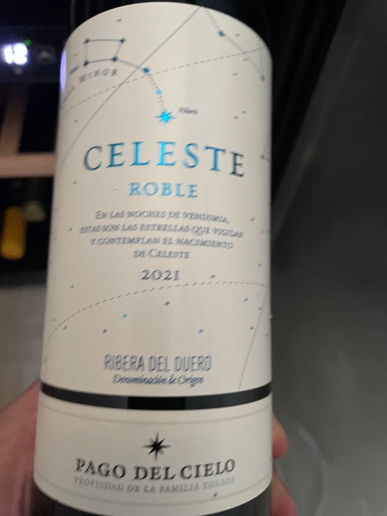2021 Torres Ribera del Duero Céleste Roble, Spain, Castilla y León ...