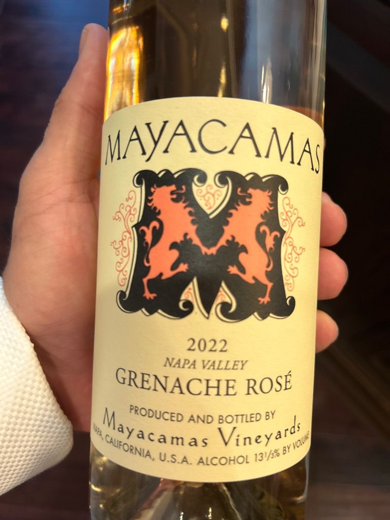 2022 Mayacamas Vineyards Grenache Rosé, USA, California, Napa Valley ...