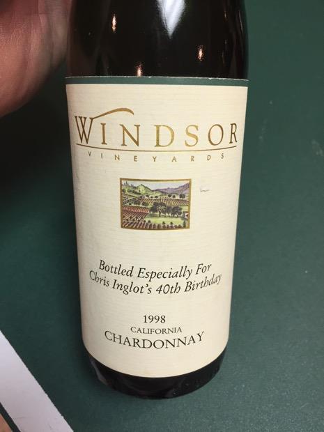 1987 Windsor Vineyards Chardonnay California, USA, California ...
