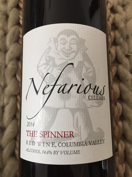 2014 Nefarious Cellars The Spinner, USA, Washington, Columbia Valley ...