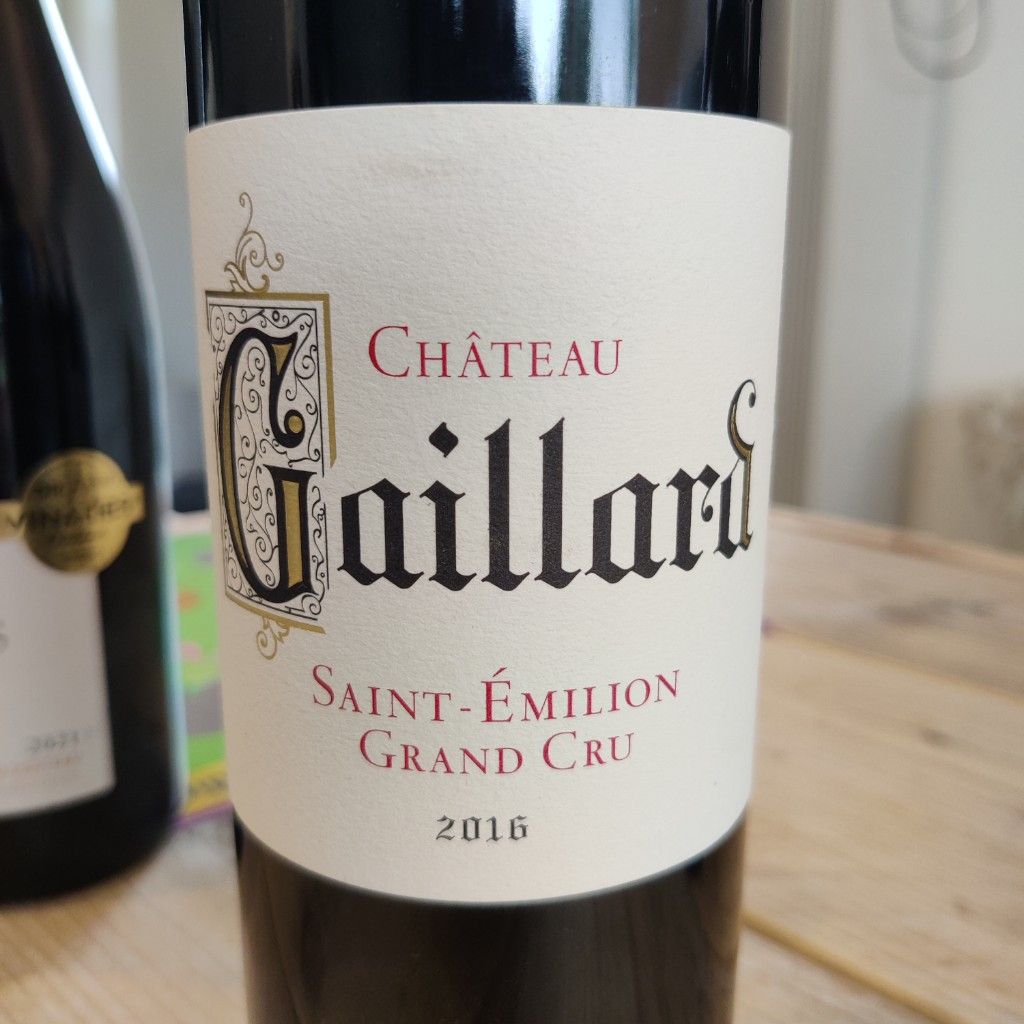 2016 Château Gaillard, France, Bordeaux, Libournais, St. Émilion Grand ...