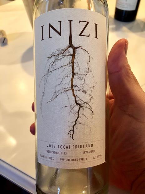 2017 Inizi Tocai Friulano Saini Vineyard, USA, California, Sonoma ...