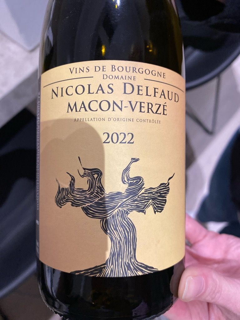 2023 Nicolas Delfaud Mâcon-Verzé, France, Burgundy, Mâconnais, Mâcon ...