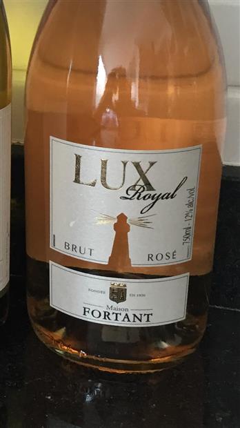 NV Fortant de France Brut Rosé Lux Royal, France, Languedoc Roussillon ...