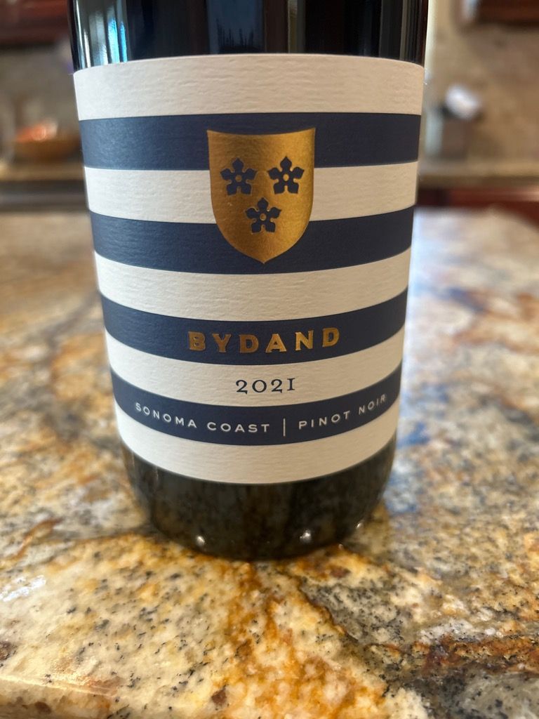 2021 Bydand Pinot Noir Sonoma Coast, USA, California, Sonoma County ...