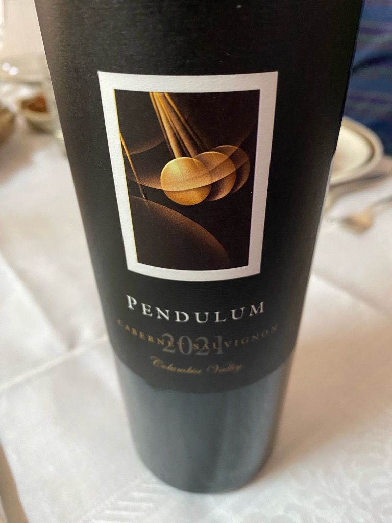 2021 Pendulum Cabernet Sauvignon, USA, Washington, Columbia Valley ...