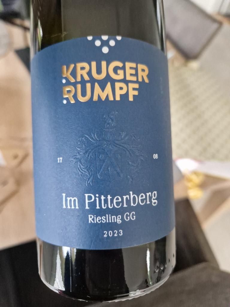 2023 Kruger-Rumpf Im Pitterberg Riesling Großes Gewächs, Germany, Nahe - CellarTracker