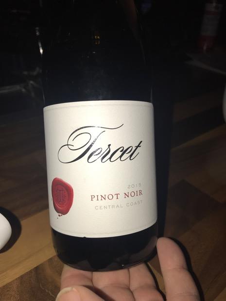 2015 Tercet Pinot Noir, USA, California, Central Coast - CellarTracker