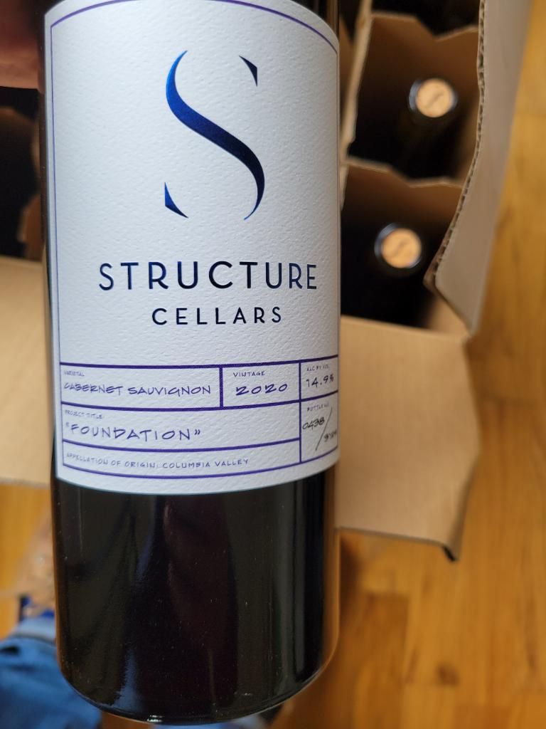 2021 Structure Cellars Cabernet Sauvignon Foundation, USA, Washington ...