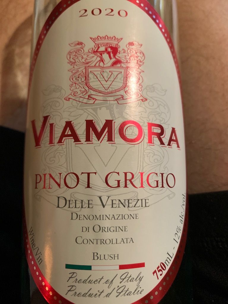 2020 Viamora Pinot Grigio Delle Venezie, Italy, Delle Venezie ...