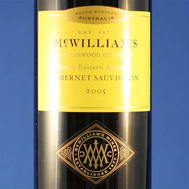 2005 McWilliam's Cabernet Sauvignon Hanwood Estate, Australia, South ...