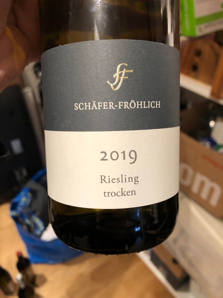 2019 Schäfer-Fröhlich Riesling Nahe Riesling trocken, Germany, Nahe ...