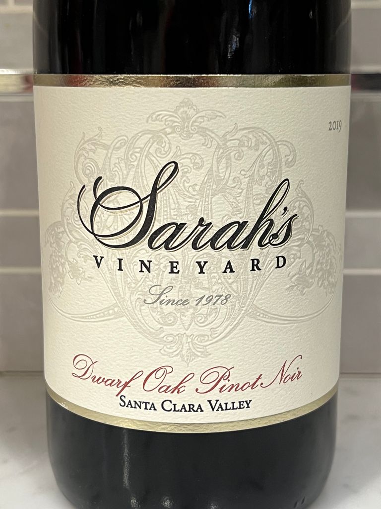 2020 Sarah's Vineyard Pinot Noir Dwarf Oak Vineyard, USA, California ...