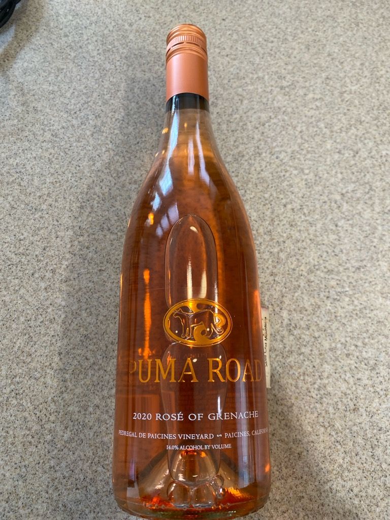 2020 Puma Road Grenache Rosé, USA, California, Central Coast, Santa ...