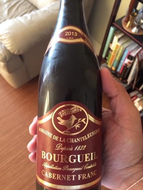 2013 Domaine de la Chanteleuserie Bourgueil Cuvée Alouettes, France ...