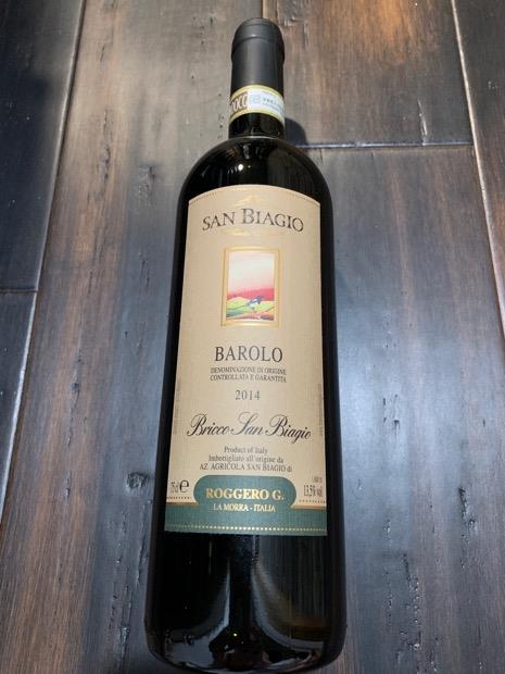 2014 San Biagio Barolo Bricco San Biagio, Italy, Piedmont, Langhe ...