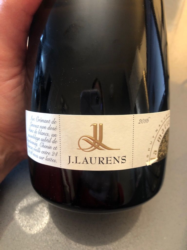 2016 J. Laurens Crémant de Limoux Les Graimenous Tête de Cuvée, France ...