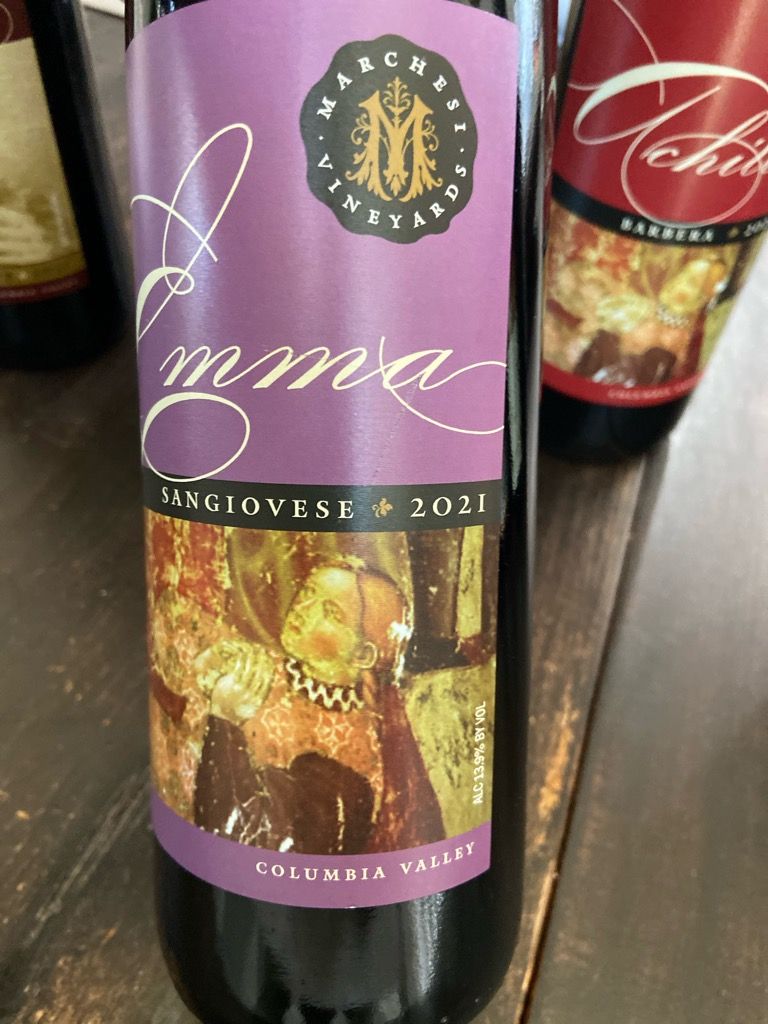 2021 Marchesi Vineyards Sangiovese Emma, USA, Washington, Columbia ...