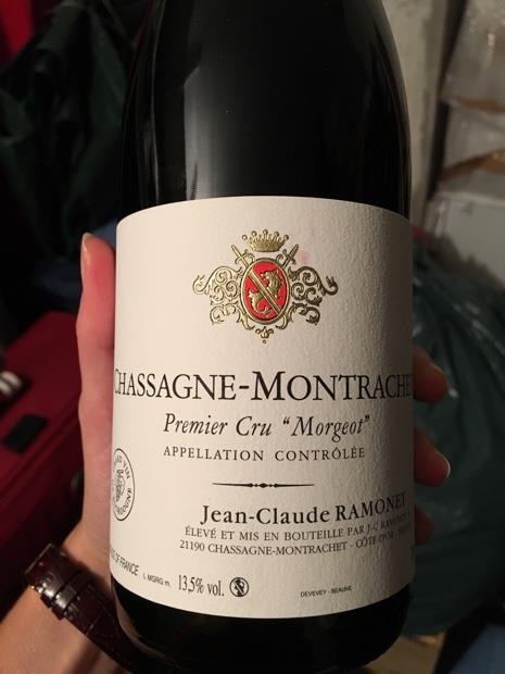 2014 Jean-Claude Ramonet Chassagne-Montrachet 1er Cru Morgeot Rouge ...