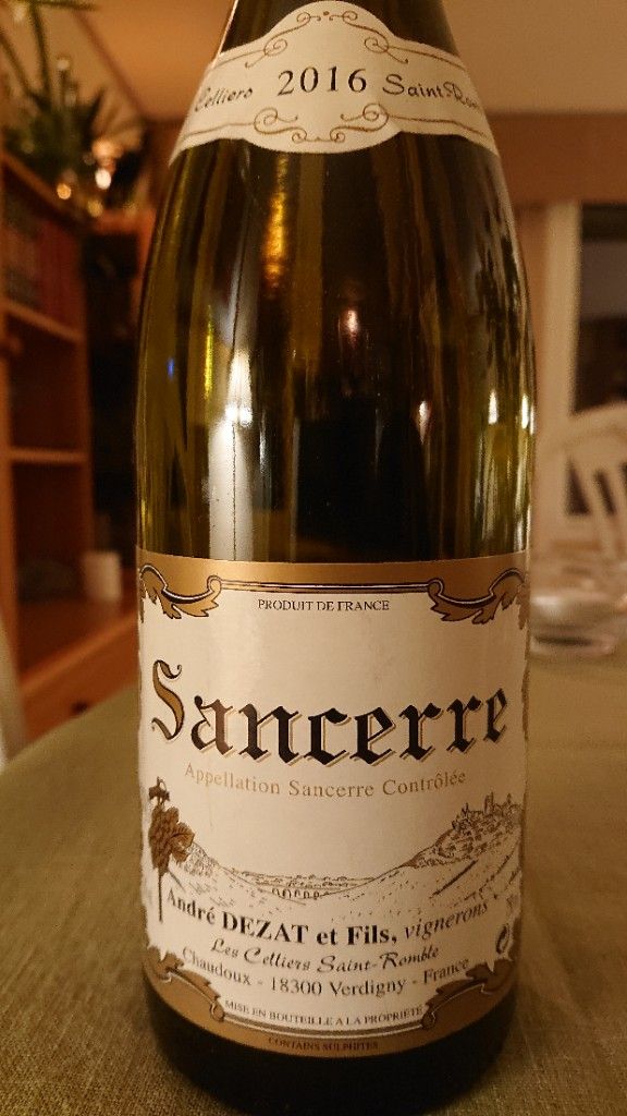 2016 Andre Dezat & Fils Sancerre, France, Loire Valley, Upper Loire ...