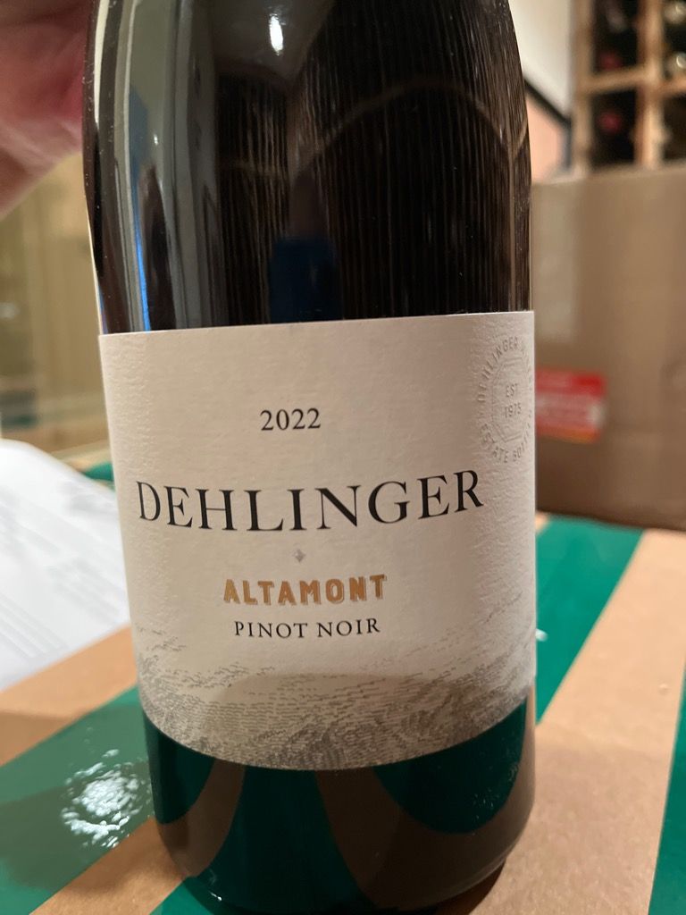 2022 Dehlinger Pinot Noir Altamont, USA, California, Sonoma County ...