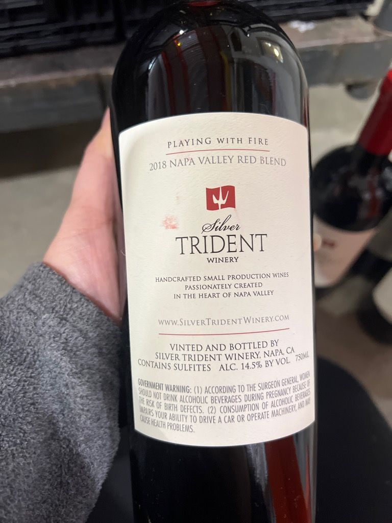 2021 Silver Trident Red Wine, USA, California, Napa Valley - CellarTracker