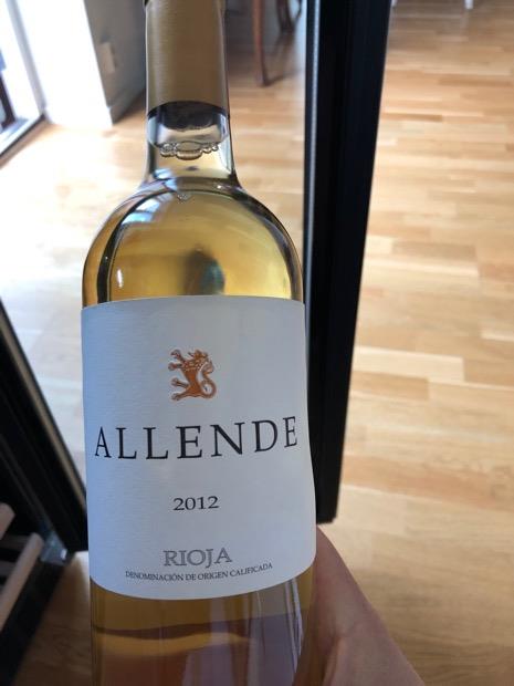 2012 Finca Allende Rioja Blanco, Spain, La Rioja, Rioja - CellarTracker